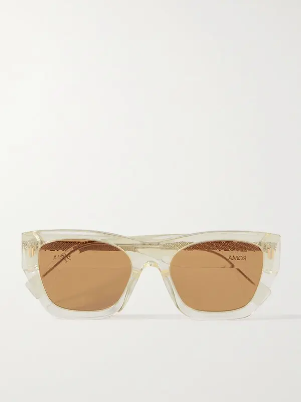 Fendi Roma D-frame Sunglasses - Yellow