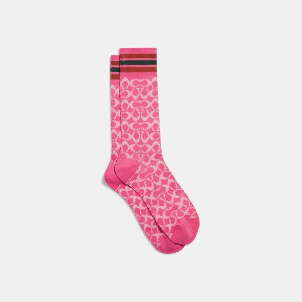 COACH Signature Socks