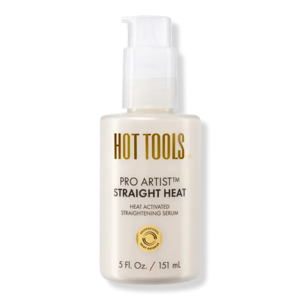 HOT TOOLS Pro Artist Straight Heat, Heat Activated Straightening Serum - One-color