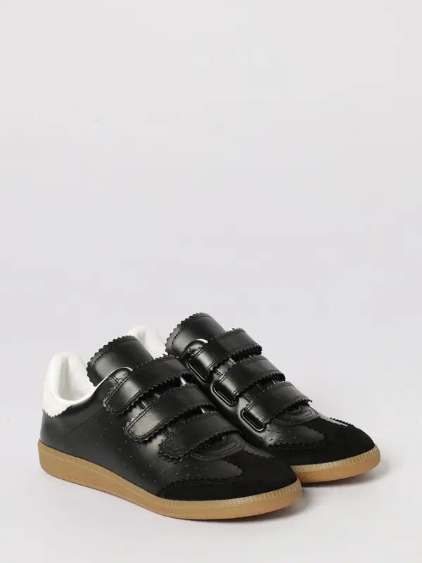 Isabel Marant Étoile Velcroed Sneakers - Black