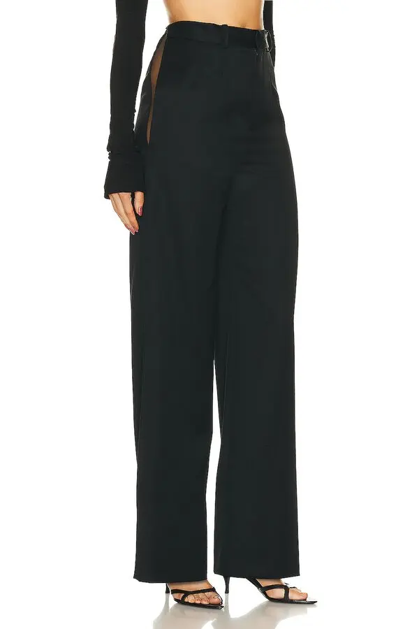 GRACE LING Peek Open Thigh Pant
