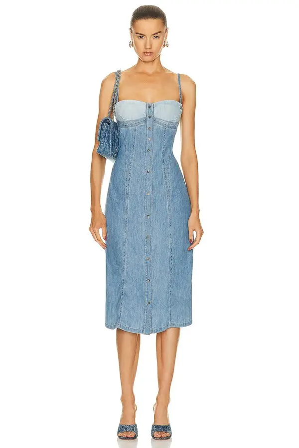 diesel fall 2023 blue dress DIESEL De Held S Dress - Blue