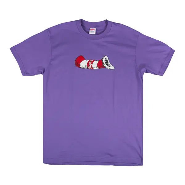Supreme Cat In The Hat T-shirt - Purple