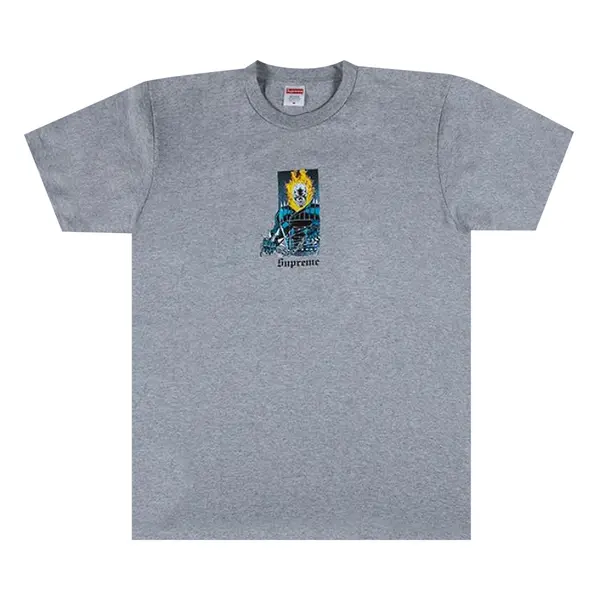 Supreme Ghost Rider Tee 'heather - Grey