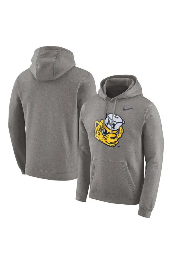 Nike Michigan Wolverines Vault Club Fleece Pullover Hoodie