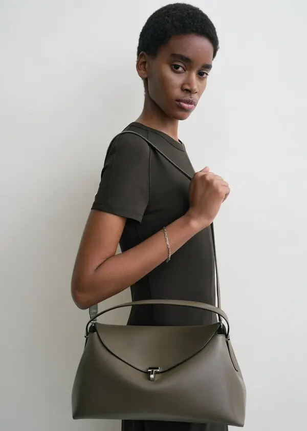 TOTEME T-lock Top Handle Bag