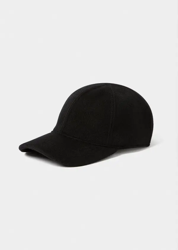 Toteme Doublé Baseball Cap - Black | Editorialist