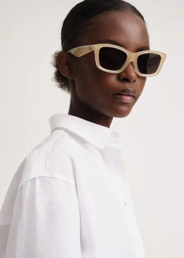 TOTEME Classic Sunglasses - Bone