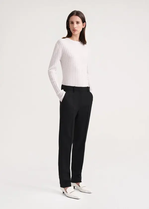 TOTEME Mid-waist Slim Trousers