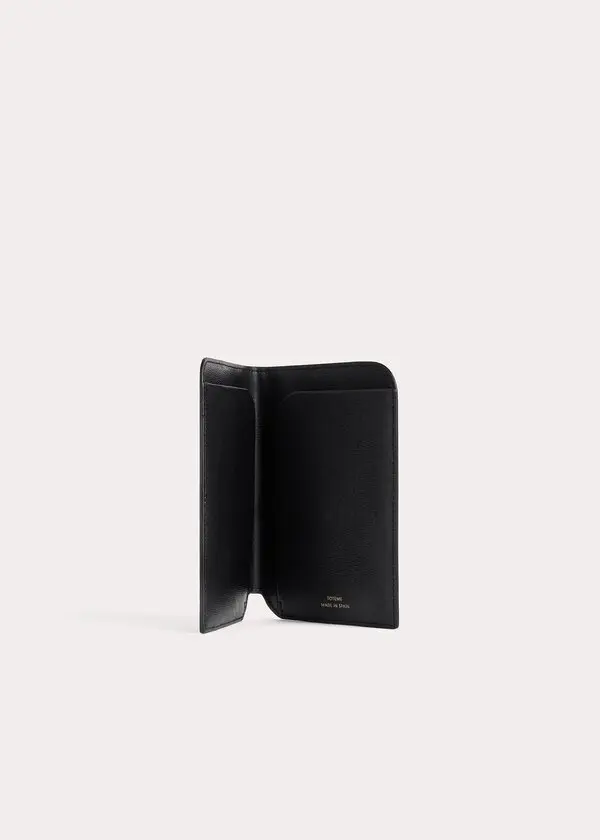 TOTEME Monogram Leather Passport Holder