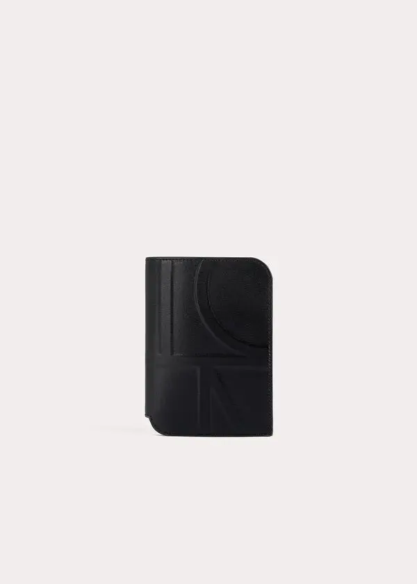 TOTEME Monogram Leather Passport Holder