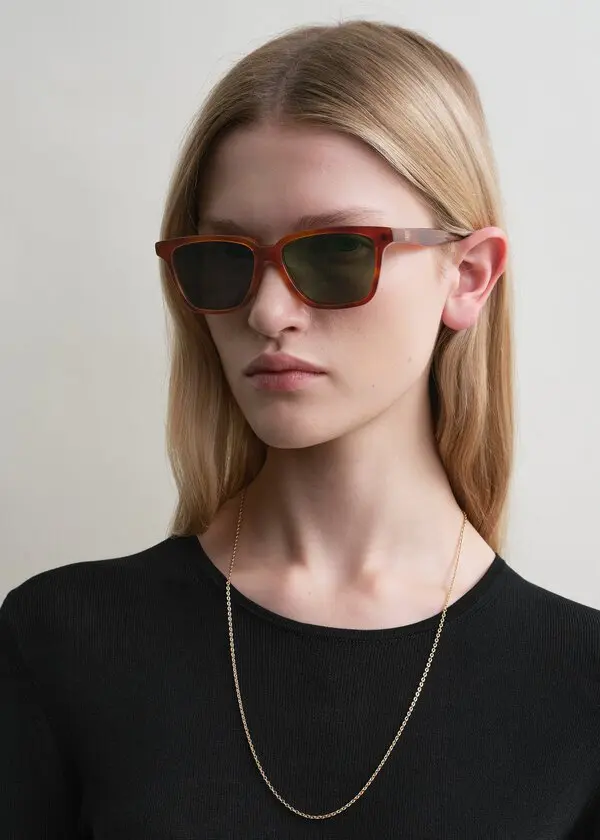 TOTEME Square Acetate Sunglasses