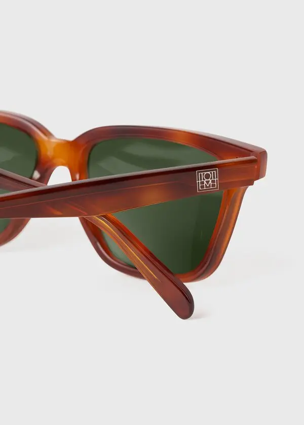 TOTEME Square Acetate Sunglasses