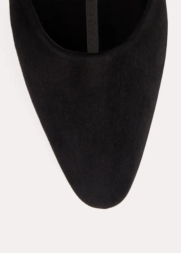 TOTEME The Suede T-strap Flat
