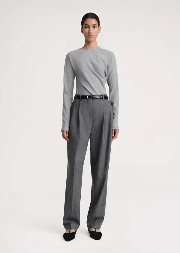 TOTEME Double-pleated Tailored Trousers