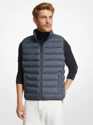 Michael Kors Logo Quilted Vest