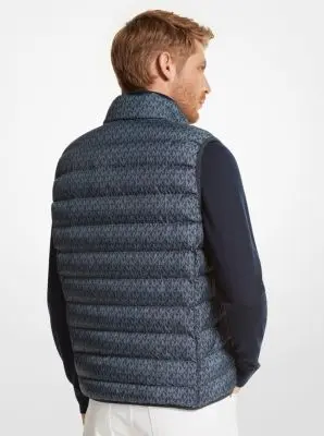 Michael Kors Logo Quilted Vest