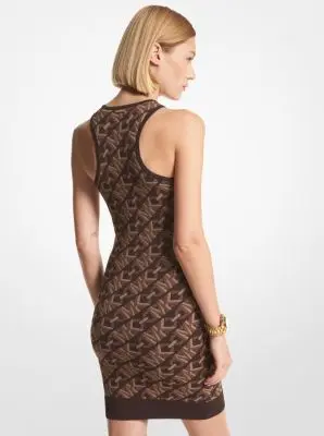 michael kors empire waist dresses Vintage Y2K Michael Kors Dress Stretchy Brown Empire Waist / Medium –  RareJule Vintage main image 1