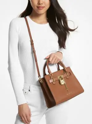 Michael Kors Hamilton Small Satchel - Brown