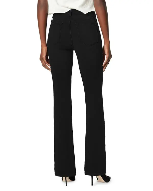 Joe's Jeans The Provocateur Petite Mid Rise Bootcut Stretch Jeans - Black