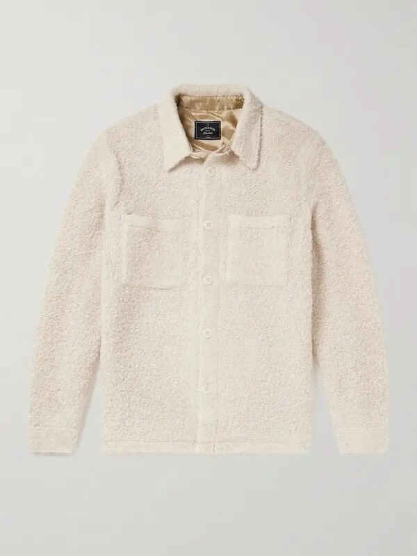 Portuguese Flannel Curly Bouclé Overshirt