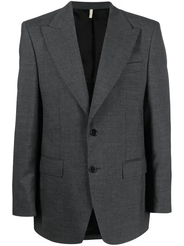 SUNFLOWER Single-breasted Wool Blazer