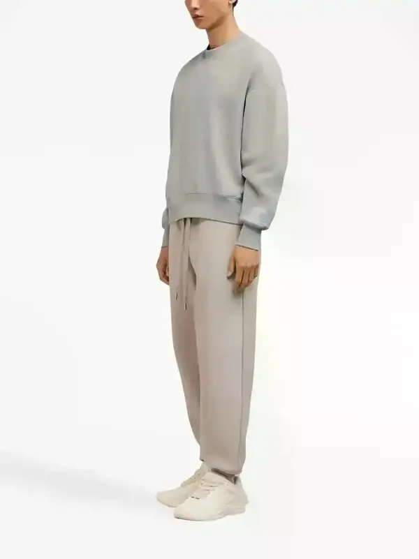 Ami Logo-patch Sweatshirt - Grey