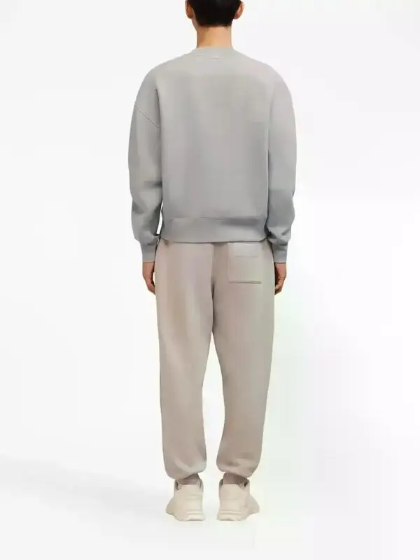 Ami Logo-patch Sweatshirt - Grey