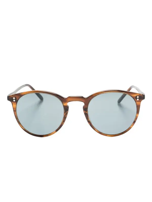 Oliver Spencer O'malley Ombré Sunglasses - Brown