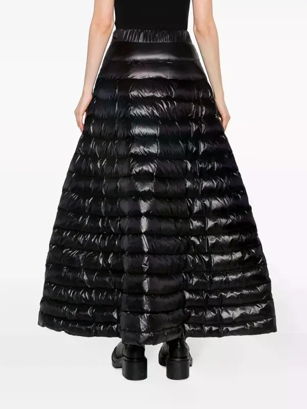 Herno Quilted Drawstring Maxi Skirt