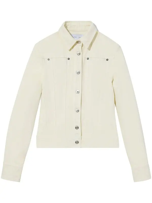 Proenza Schouler White Label Buttoned Panelled Denim Jacket