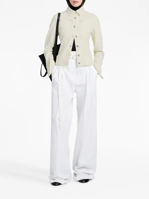 Proenza Schouler White Label Buttoned Panelled Denim Jacket