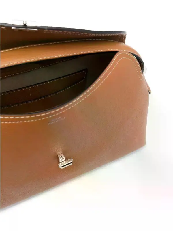 TOTEME T-lock Top Handle Bag - Neutrals