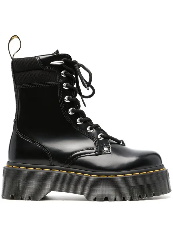 Dr. Martens Jadon Leather Boots - Black