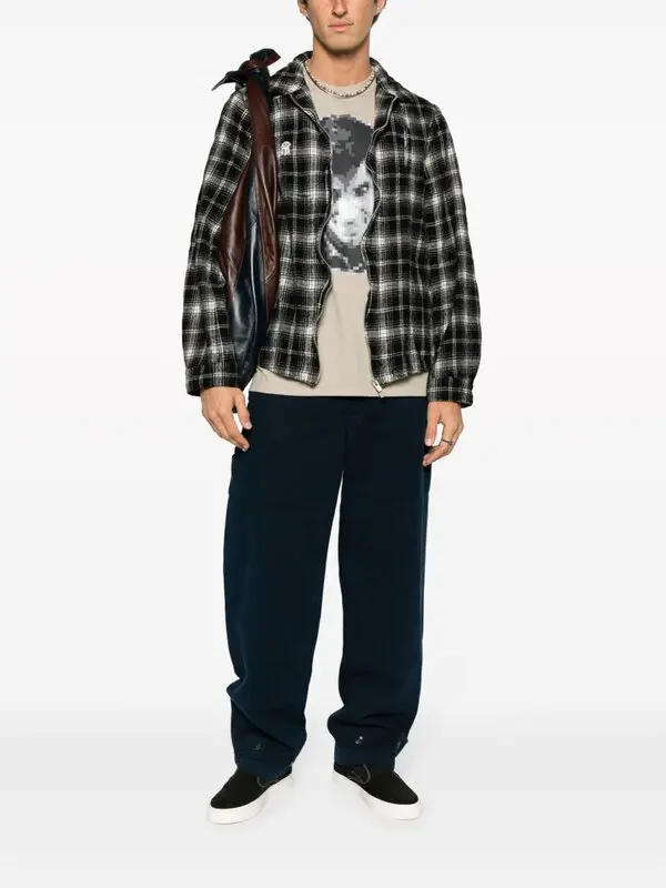 Undercover Pixelated-print Cotton T-shirt