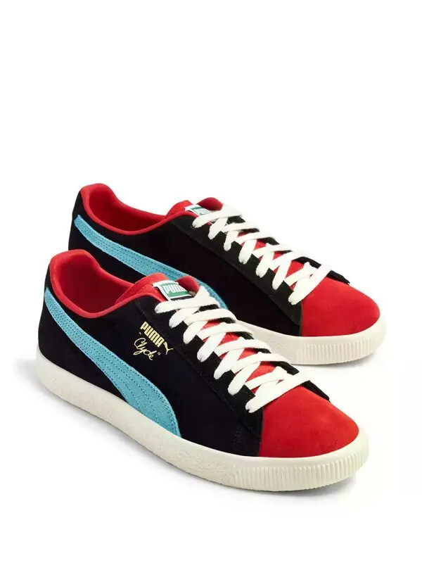 PUMA Clyde Og Color-block Sneakers - Black