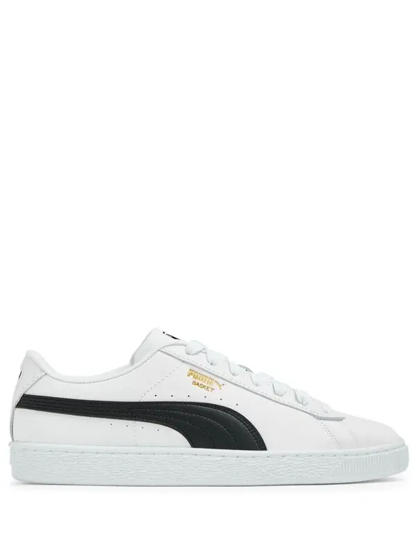 PUMA Basket Classic Xxi Leather Sneakers - White