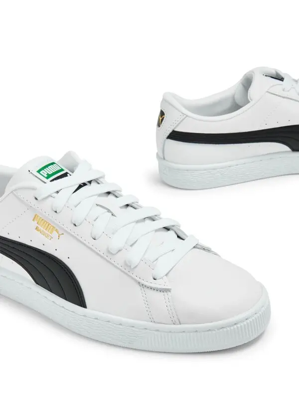 PUMA Basket Classic Xxi Leather Sneakers - White