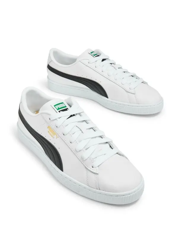 PUMA Basket Classic Xxi Leather Sneakers - White