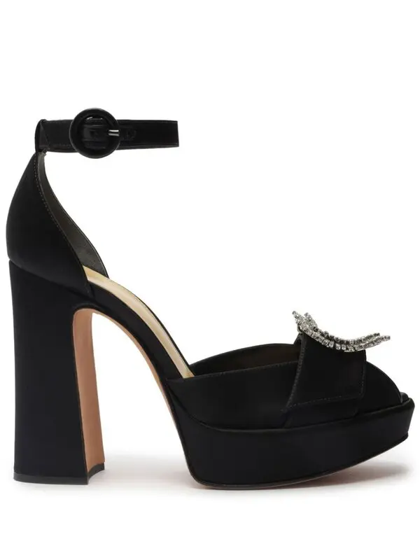 ALEXANDRE BIRMAN Madelina Curve 120mm Sandals - Black