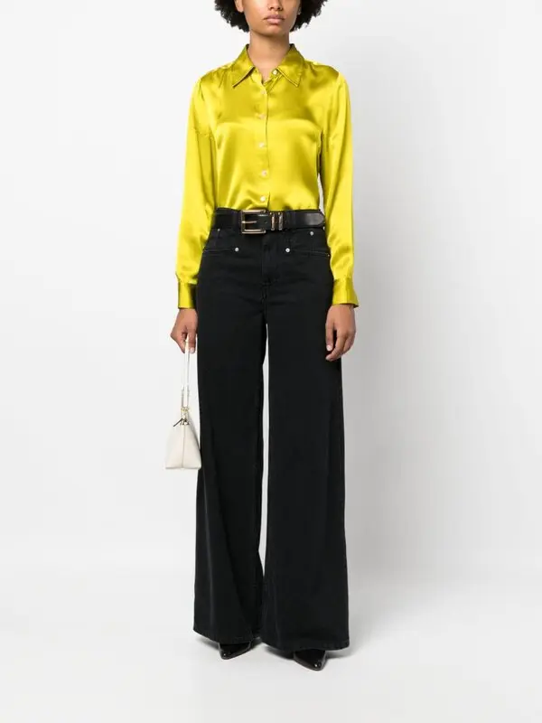 P.a.r.o.s.h Long-sleeve Silk Satin Shirt