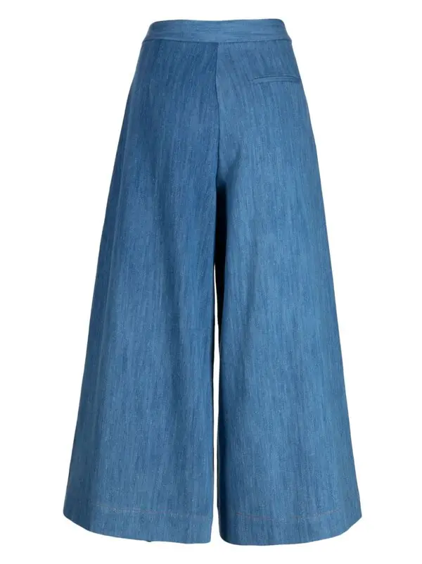 Palmer//harding High-waisted Cropped Trousers