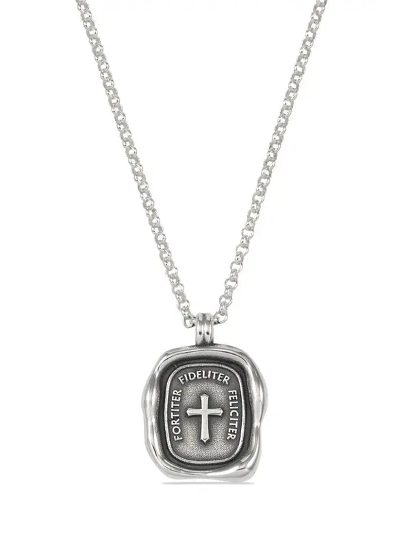 DOWER AND HALL Success Sterling Pendant Necklace - Silver