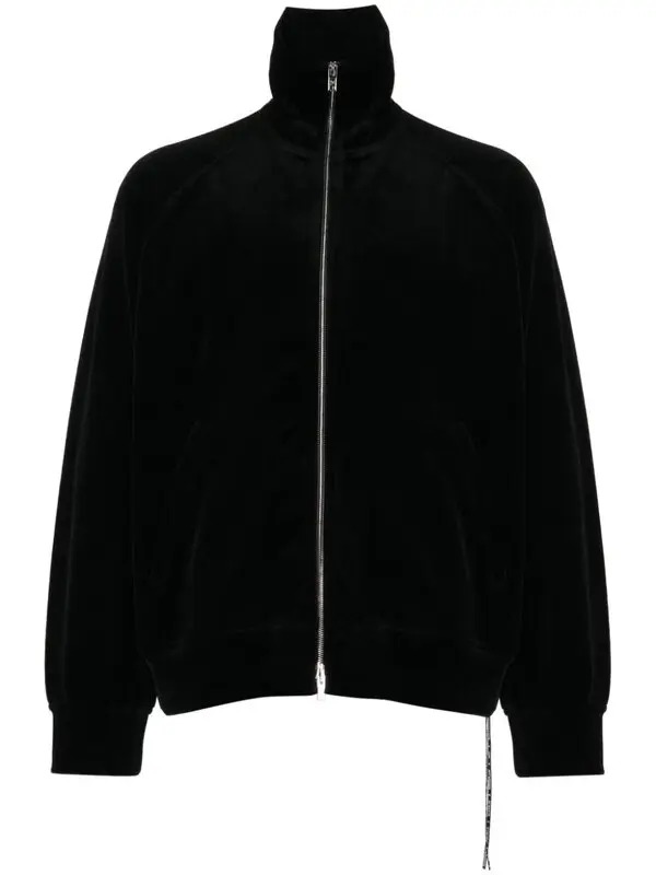 MASTERMIND WORLD Zip-up Velour Sweatshirt