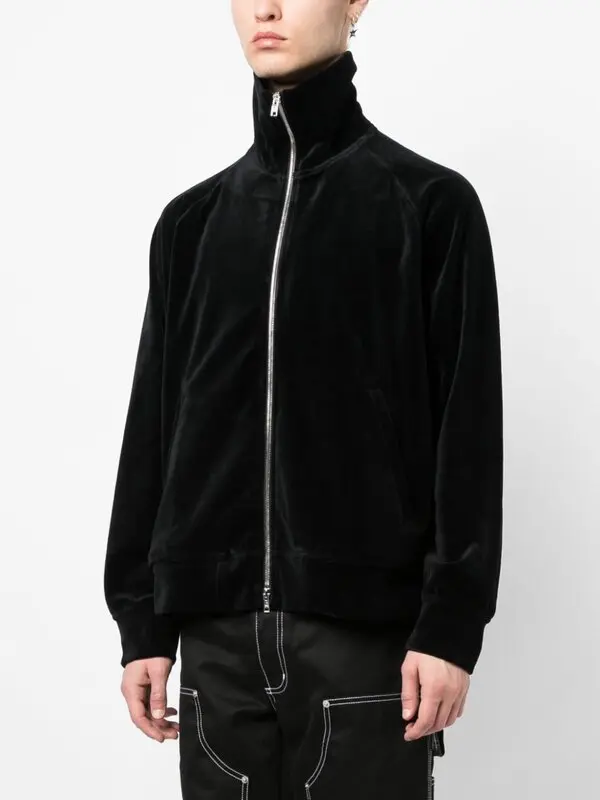 MASTERMIND WORLD Zip-up Velour Sweatshirt