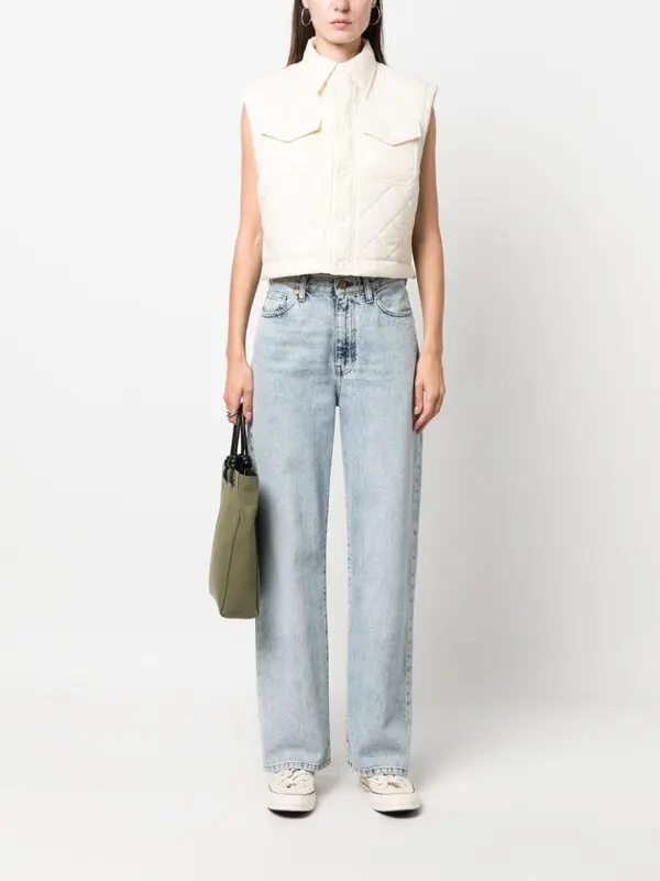 Polo Ralph Lauren Diamond-quilted Cropped Gilet