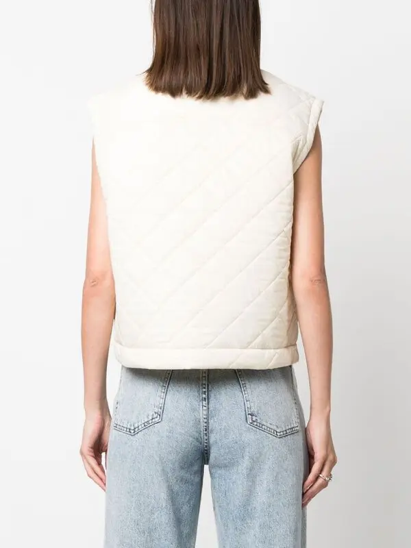 Polo Ralph Lauren Diamond-quilted Cropped Gilet