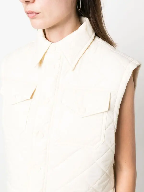 Polo Ralph Lauren Diamond-quilted Cropped Gilet