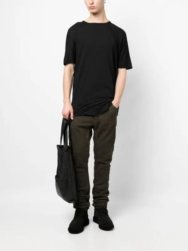 Boris Bidjan Saberi Crew-neck Cotton T-shirt