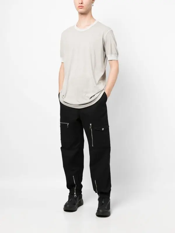 Boris Bidjan Saberi Crew-neck Cotton T-shirt
